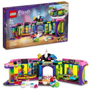 lego friends roller disco arcade set 41708, toy bowling game, andrea mini-doll included, birthday present idea for kids, girls and boys 7+, fun playset for creative play