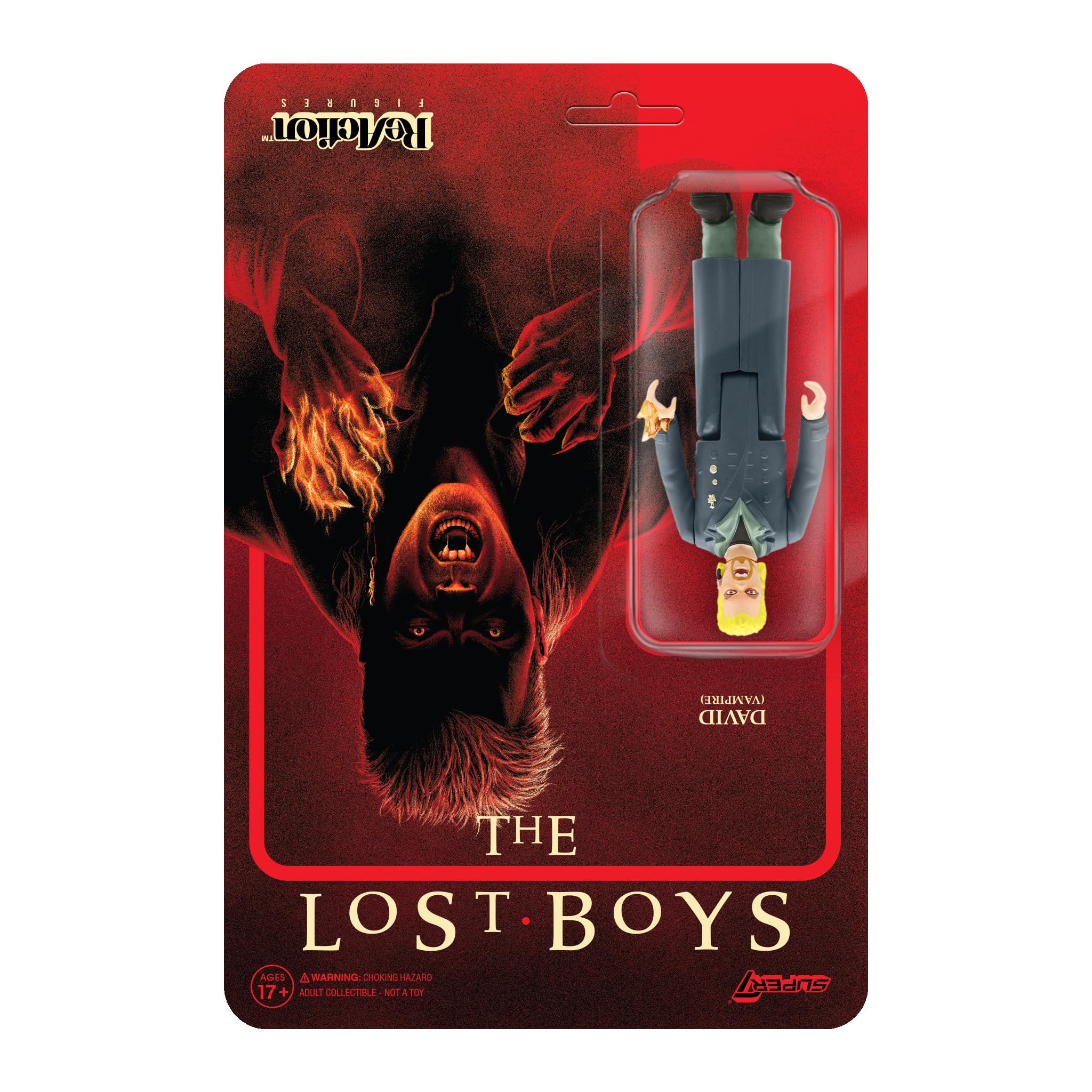 Super7 The Lost Boys David (Vampire) - 3.75" The Lost Boys Action Figure Classic Movie Collectibles and Retro Toys