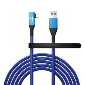 fanluoqi link cable 10 ft compatible with quest2 accessories and pc/steam vr，supports fast charging high speed pc data transfer,usb 3.0 to usb-c cable for vr headset and gaming pc