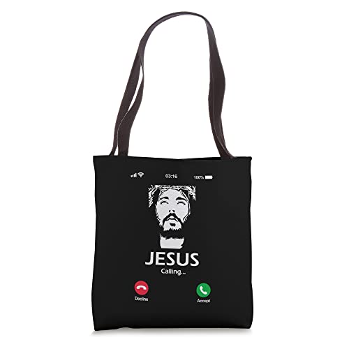 Jesus Is Calling - Christian Tote Bag