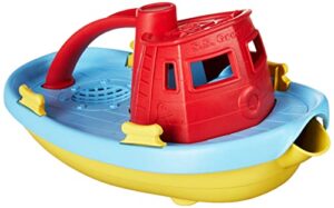 green toys tug boat red - cb2