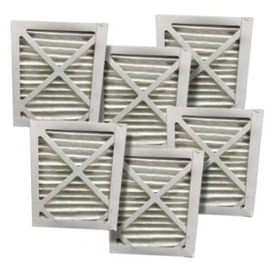 airstarsupply (6) pack, merv8 compatible replacement filter for santa fe compact 2 dehumidifier 9 x 11 x 1'' # 4029748