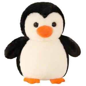 aucooma penguin stuffed animal plush gifts for kids, cute penguin plushie toy doll, 8.7"