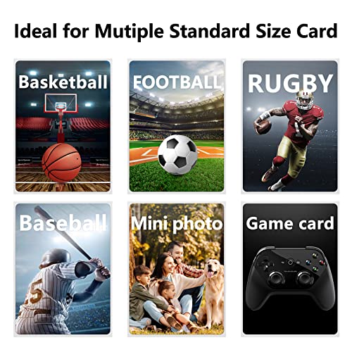 1200 Count Card Sleeves, Clear Baseball Card Sleeve for Standard Cards, Sturdy Trading Cards Sleeves Fit for MTG, Football Card, Sports Cards, Game Cards