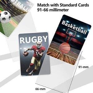 1200 Count Card Sleeves, Clear Baseball Card Sleeve for Standard Cards, Sturdy Trading Cards Sleeves Fit for MTG, Football Card, Sports Cards, Game Cards