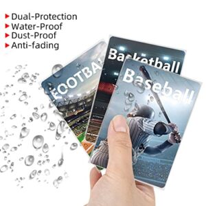 1200 Count Card Sleeves, Clear Baseball Card Sleeve for Standard Cards, Sturdy Trading Cards Sleeves Fit for MTG, Football Card, Sports Cards, Game Cards