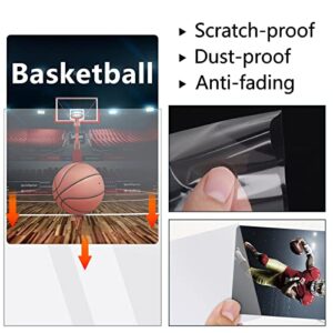 1200 Count Card Sleeves, Clear Baseball Card Sleeve for Standard Cards, Sturdy Trading Cards Sleeves Fit for MTG, Football Card, Sports Cards, Game Cards