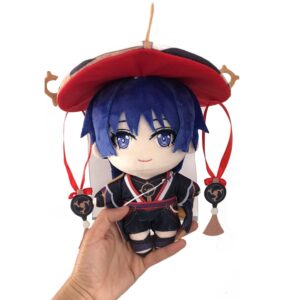 VEGAWIWI Cute Plush Doll Anime Figure Plushies Kunikuzushi Scaramouche Kawaii Soft Stuffed Animals Gift for Genshin Impact Fans