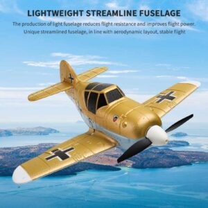 GoolRC RC Plane, WLtoys A250 RC Airplane, 2.4GHz 4CH Remote Control Airplane with 6-Axis Gyro, Easy to Fly RC Aircraft Flight Toys for Kids, Adults and Boys