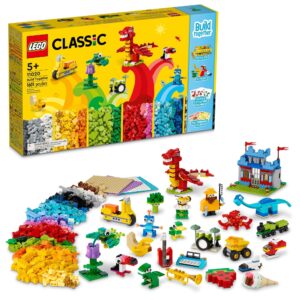 lego classic build together 11020 creative building toy set for kids, girls, and boys ages 5+ (1,601 pieces)