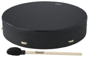 remo black earth buffalo drum- 14 inches