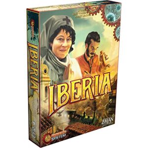 pandemic: iberia - historic disease-fighting board game - cooperative strategy game for adults and kids, ages 8+, 2-5 players, 45 minute playtime, made by z-man games