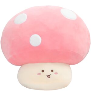 MMguai 12.6" Mushroom Stuffed Animal, Cute Big Mushroom Squishy Soft Pillow plushies, Room Decor Plush Toy Doll Gifts for Kids Halloween, Christmas, Thanksgiving, Birthdays