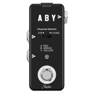 rowin vintage aby line guitar effect pedal lef-330