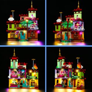 VONADO Light Kit Compatible with Lego Madrigal House 43202 (Lego Sets Not Included), Led Lights Compatible with Lego Princess Encanto House Building Toy