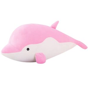 dolphin stuffed animal plush toys soft lovely hugging pillow stuff dolls plushes for children girls sleeping cushion gift room decor