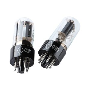 jingerl 2pcs 6h8c electron tube amplifier vacuum replacement 6n8p/5692/6sn7/ecc33/cv181 valve strengthen bass sound for amplifier