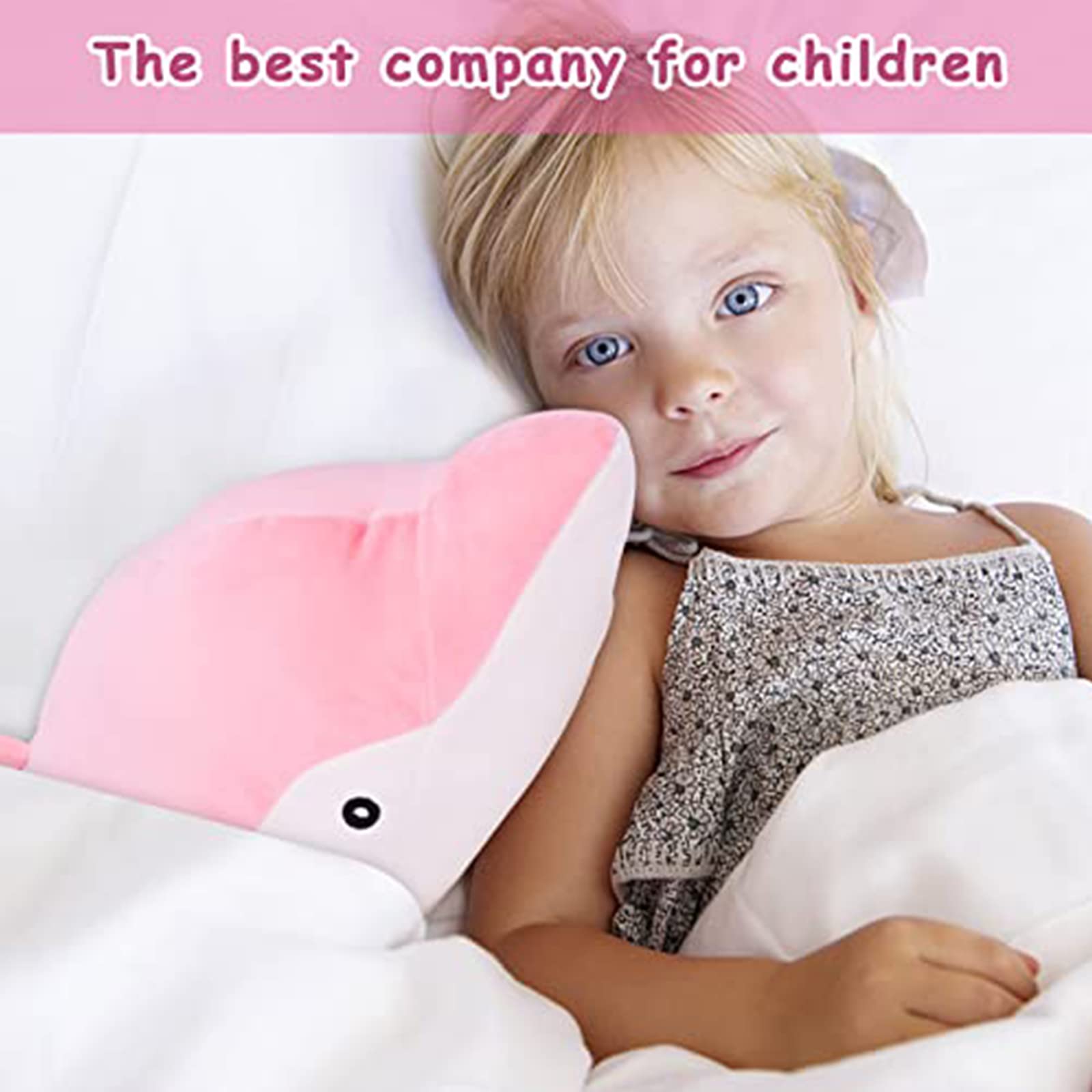 Dolphin Stuffed Animal Plush Toys Soft Lovely Hugging Pillow Stuff Dolls Plushes for Children Girls Sleeping Cushion Gift Room Decor