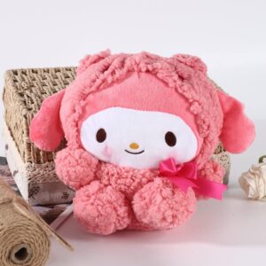 YWBEQWNC 3 PCS Christmas Plushies, Kuromi Plush, My Melody Plush and Cinnamon roll Plush,8 Inch