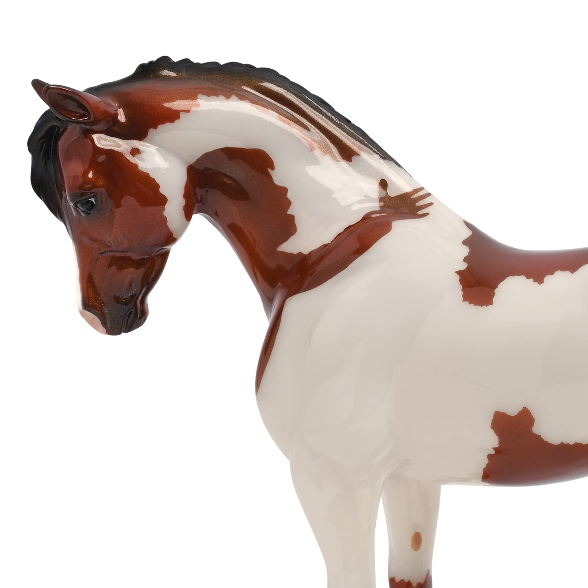 Breyer Horses Horse of The Year | Hope | Horse Toy | Special Edition - Benefiting Path International | 8" x 6" | Model #62123 Brown & White