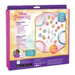 Disney Princess: Jewels & Gems Moana - Create 3 Bold Bracelets, Make It Real, 26 Piece, Tweens & Girls, Make Unique Charm & Bead Jewelry, All-In-One, DIY Jewelry Kit, Tweens & Girls, Kids Ages 8+