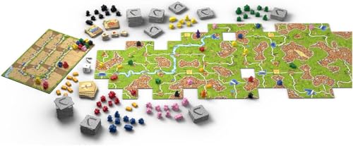 Carcassonne Board Game Big Box (2022 Edition) - Complete Base Game and 11 Expansions for Ultimate Variety! Medieval Strategy Game for Kids and Adults, Ages 7+, 2-6 Players, Made by Z-Man Games