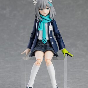 Max Factory figma Blue Archive Blue Sandwolf Shiroko Non-Scale Plastic Painted Action Figure