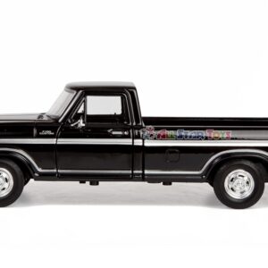 Motormax 1979 Ford F-150 Pickup Classic F150 Pick Up Truck 1:24 Diecast Collectible Model Car Black 79346 All Star Toys Exclusive