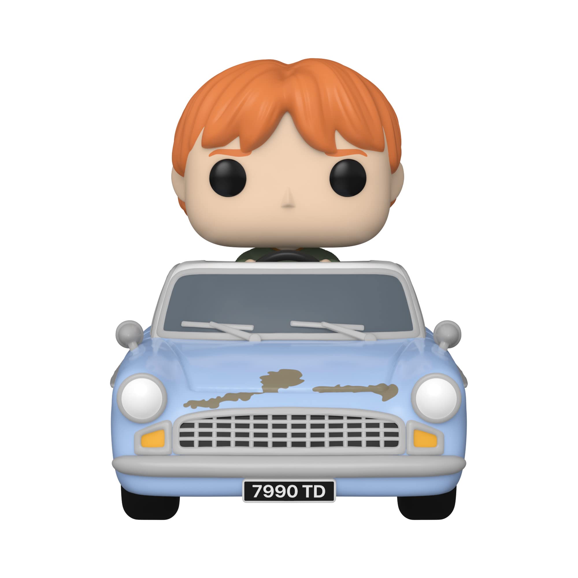 Funko Pop! Ride Super Deluxe: Harry Potter: Chamber of Secrets 20th Anniversary - Ron Weasley in Flying Car, Multicolor