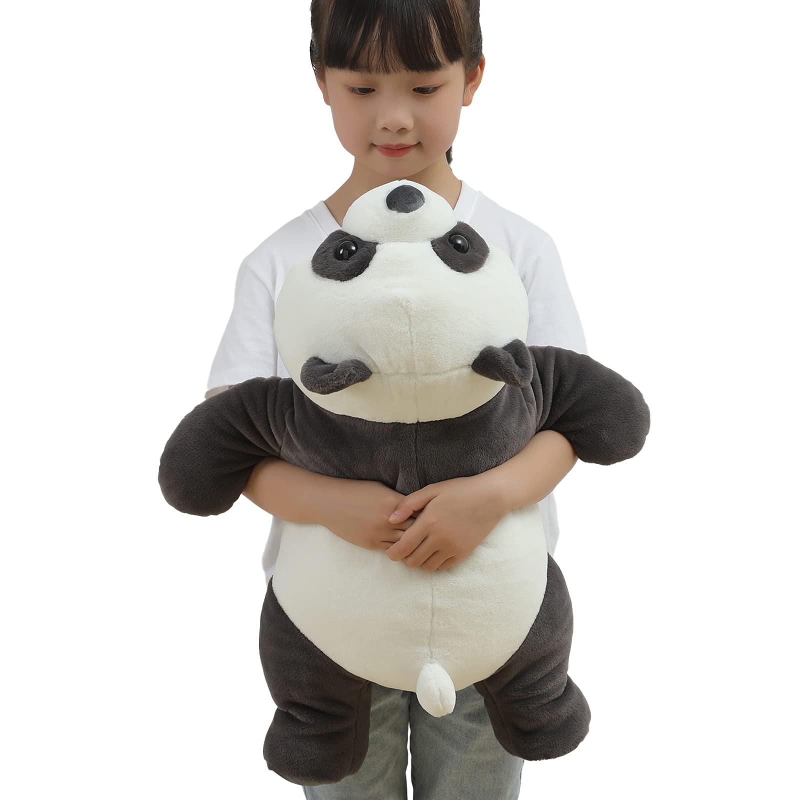 Kashabawangzi 24" Cute Giant Panda Bear Plush Soft Hugging Body Pillow,Large Panda Stuffed Animals Toy Doll Gift for Kids,Girls and Boy,Birthday,Easter