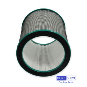 PUREBURG Replacement Filters Compatible with ULTTY R022/R22 SKJ-CR022D & MOONQUAKE Bladeless Tower Fan Air Purifier 2-in-1,2-Pack H13 HEPA Air Clean Dust