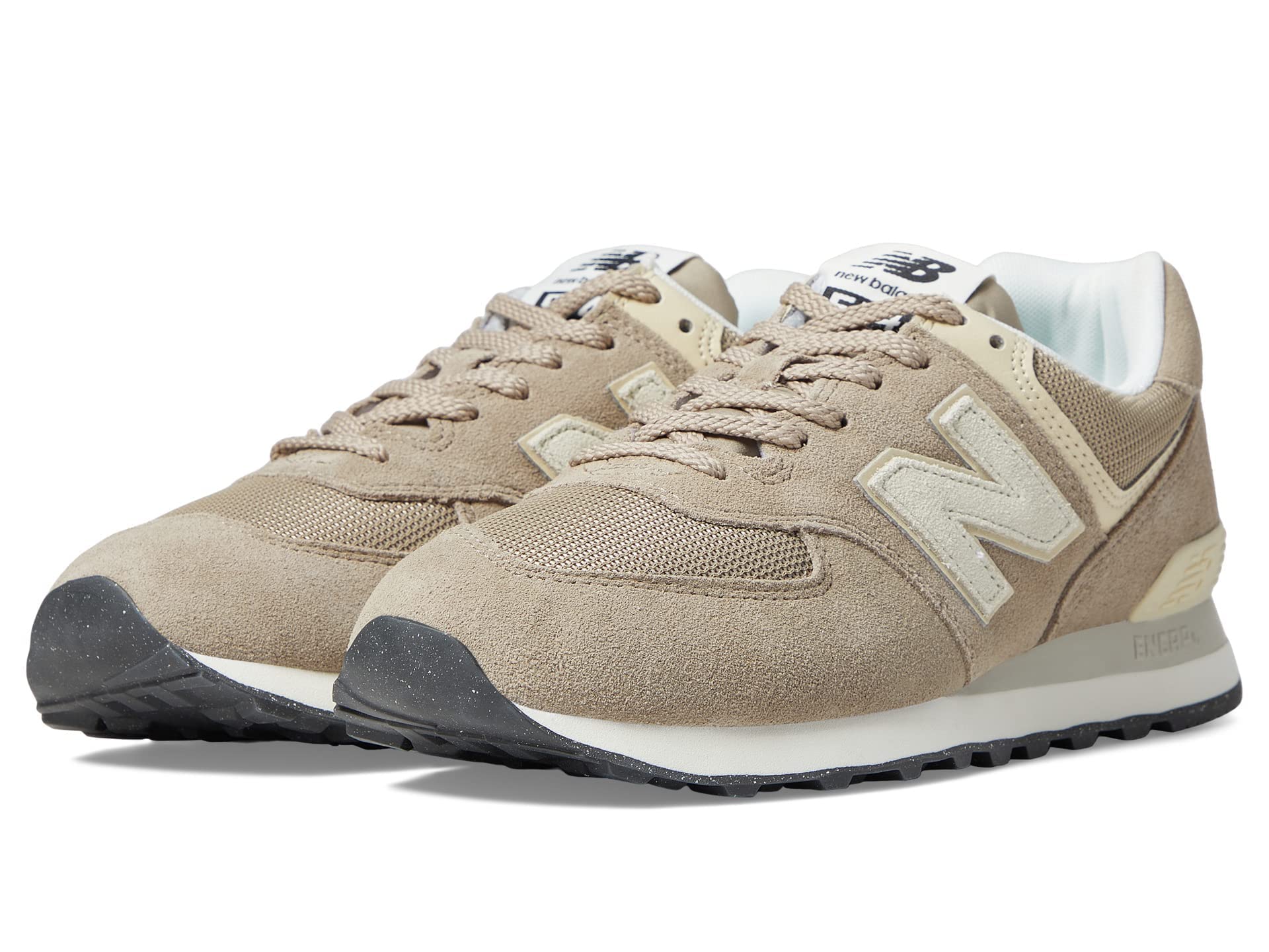 New Balance Unisex 574 V2 Lace-Up Sneaker, Beige/Off White, 7.5 US Men