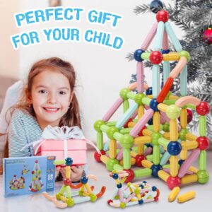 GEPER Magnetic Building Blocks for Kids - Educational Toys for Toddlers and Preschoolers Ages 3 to 8 - Montessori Toys Gifts for Boys and Girls