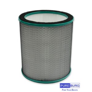 PUREBURG Replacement Filters Compatible with ULTTY R022/R22 SKJ-CR022D & MOONQUAKE Bladeless Tower Fan Air Purifier 2-in-1,2-Pack H13 HEPA Air Clean Dust