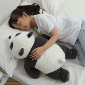 Kashabawangzi 24" Cute Giant Panda Bear Plush Soft Hugging Body Pillow,Large Panda Stuffed Animals Toy Doll Gift for Kids,Girls and Boy,Birthday,Easter