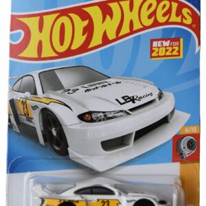 Hot Wheels LB Super Silhouette Nissan Silvia, Turbo 6/10 - Nissan Silvia [White]