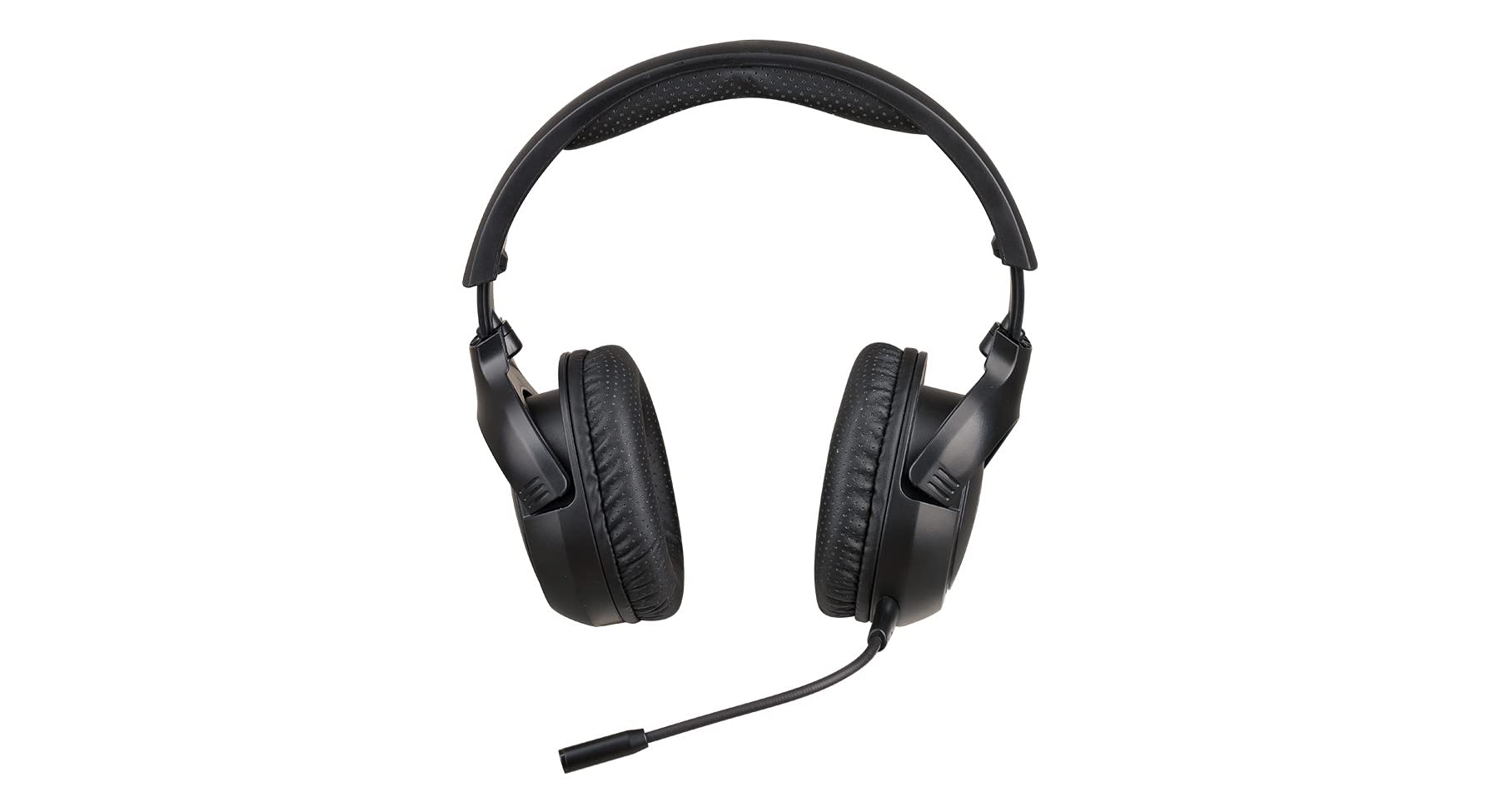 IOGEAR Kaliber UNIKOMM Universal Headset - 50mm Max Bass Drivers - 4-Way Swiveling Noise Isolating Earcups w/Memory Foam - Built-in Volume Control & Mute - Detachable Boom Mic - 3.5mm Connector -