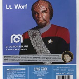 MEGO CORPORATION Star Trek: Deep Space Nine – Lt. Worf 8-Inch Action Figure