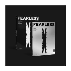 [ktown4u preorder] le sserafim - 1st mini album [fearless] album+pre-order benefit+folded poster (vol.1+vol.2 ver. set)