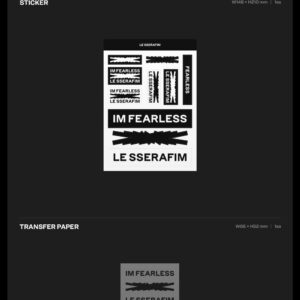 [KTOWN4U PREORDER] LE SSERAFIM - 1st Mini Album [FEARLESS] Album+Pre-Order Benefit+Folded Poster (Vol.1+Vol.2 ver. SET)