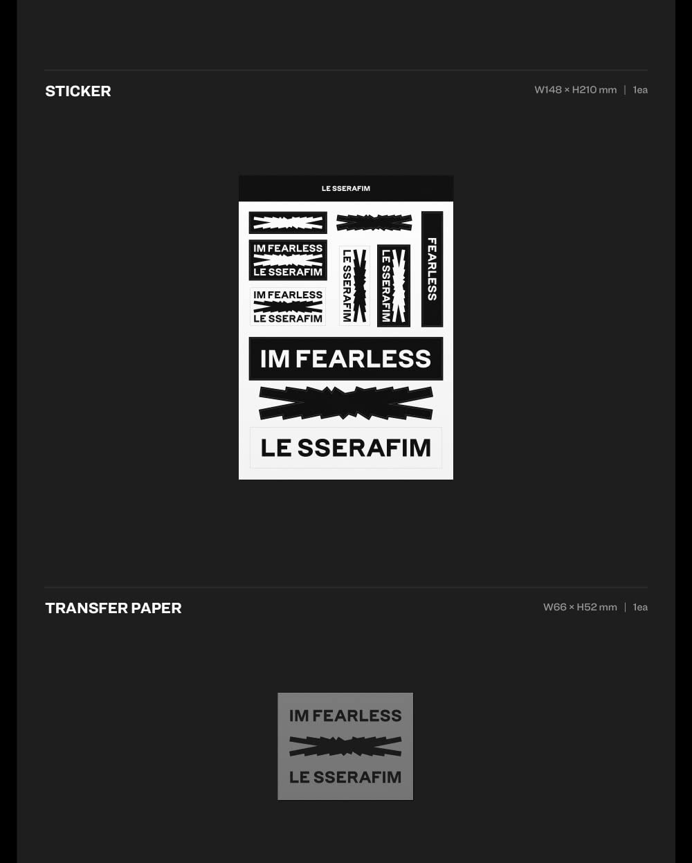 [KTOWN4U PREORDER] LE SSERAFIM - 1st Mini Album [FEARLESS] Album+Pre-Order Benefit+Folded Poster (Vol.1+Vol.2 ver. SET)