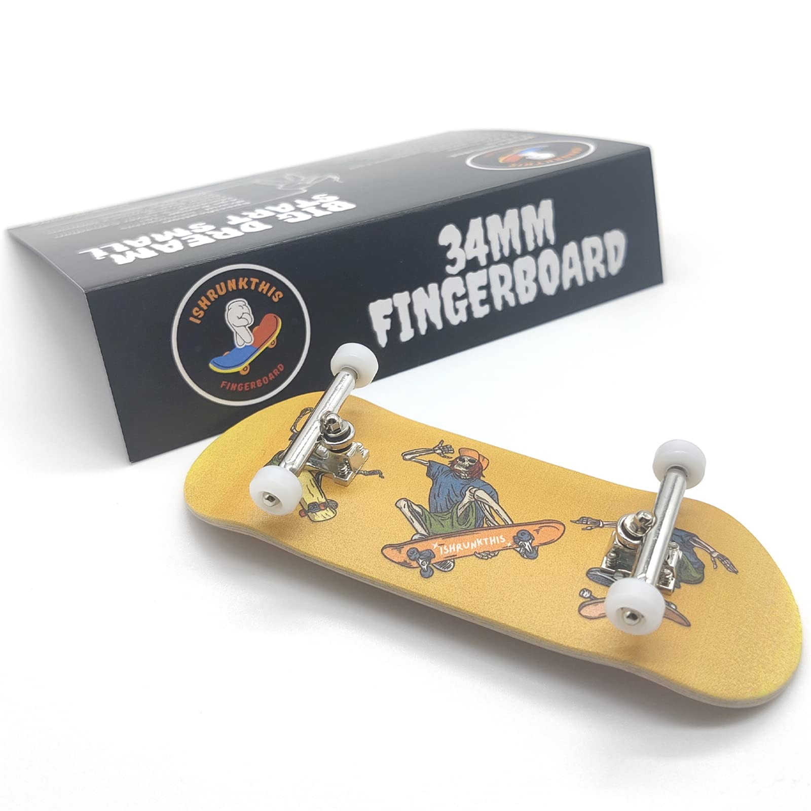 ishrunkthis Skater Brothers - 34mm Wooden Pro Fingerboard Completes