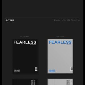 [KTOWN4U PREORDER] LE SSERAFIM - 1st Mini Album [FEARLESS] Album+Pre-Order Benefit+Folded Poster (Vol.1+Vol.2 ver. SET)