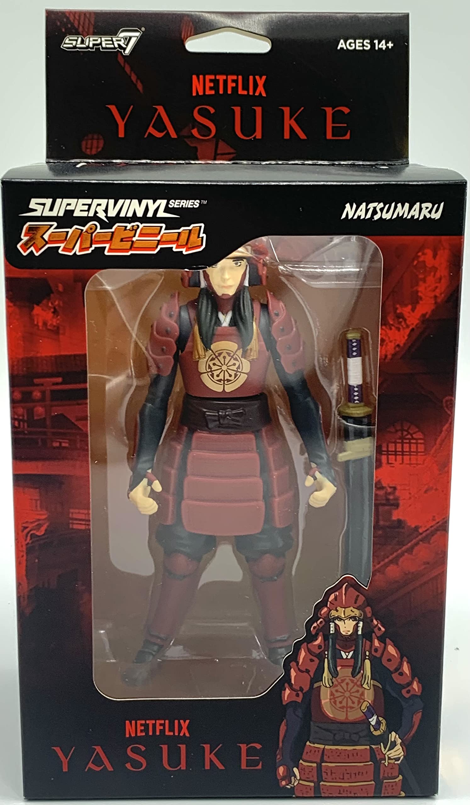 Super7 Netflix Anime Yasuke Supervinyl Action Figure (Natsumaru 6")