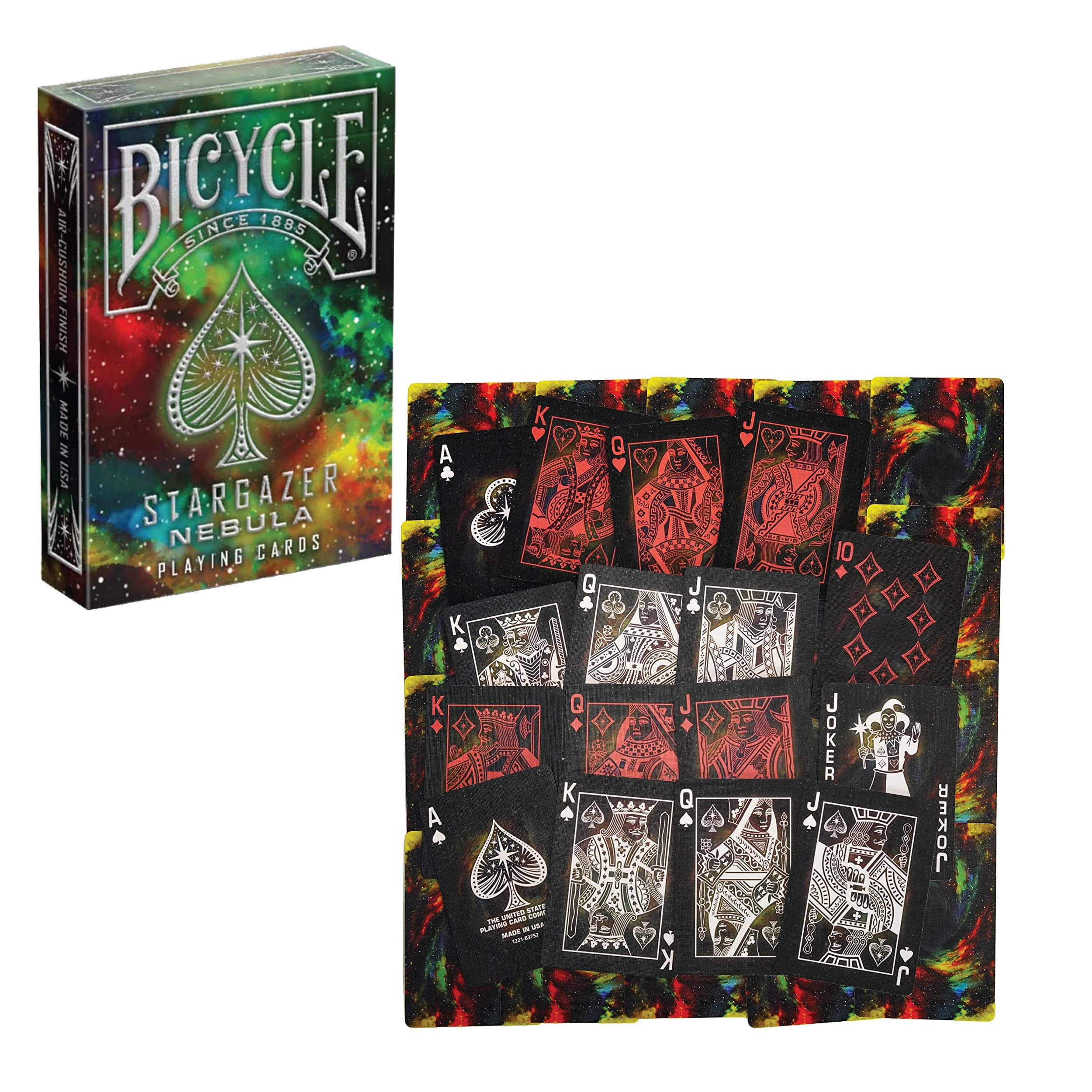 Bicycle Stargazer Collection: 6-Deck Collector's Bundle with New Moon, Observatory, Nebula, Sunspot, and Falling Star Designs