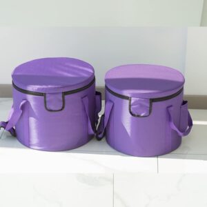 8-14inch purple Crystal Singing Bowl Carry Case Travelling Bag