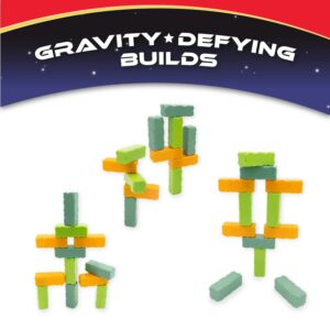 POPULAR PLAYTHINGS Gravity Blox, Weighted Building Block Set Toy for Balancing and Creating