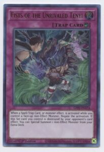 fists of the unrivaled tenyi - gfp2-en174 - ultra rare - 1st edition