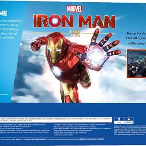 Newest Playtation VR Marvel's Iron Man VR Bundle: VR Headset, Camera, 2 Move Motion Controllers, Marvel's Iron Man VR Game + Batman + Hubxcel Controller Fast Charging Dock