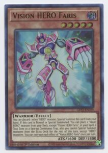 vision hero faris - gfp2-en059 - ultra rare - 1st edition